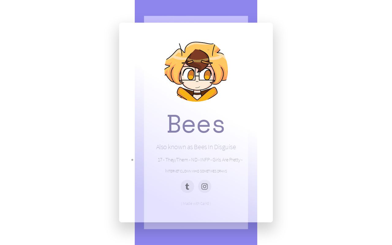 Bee’s Carrd